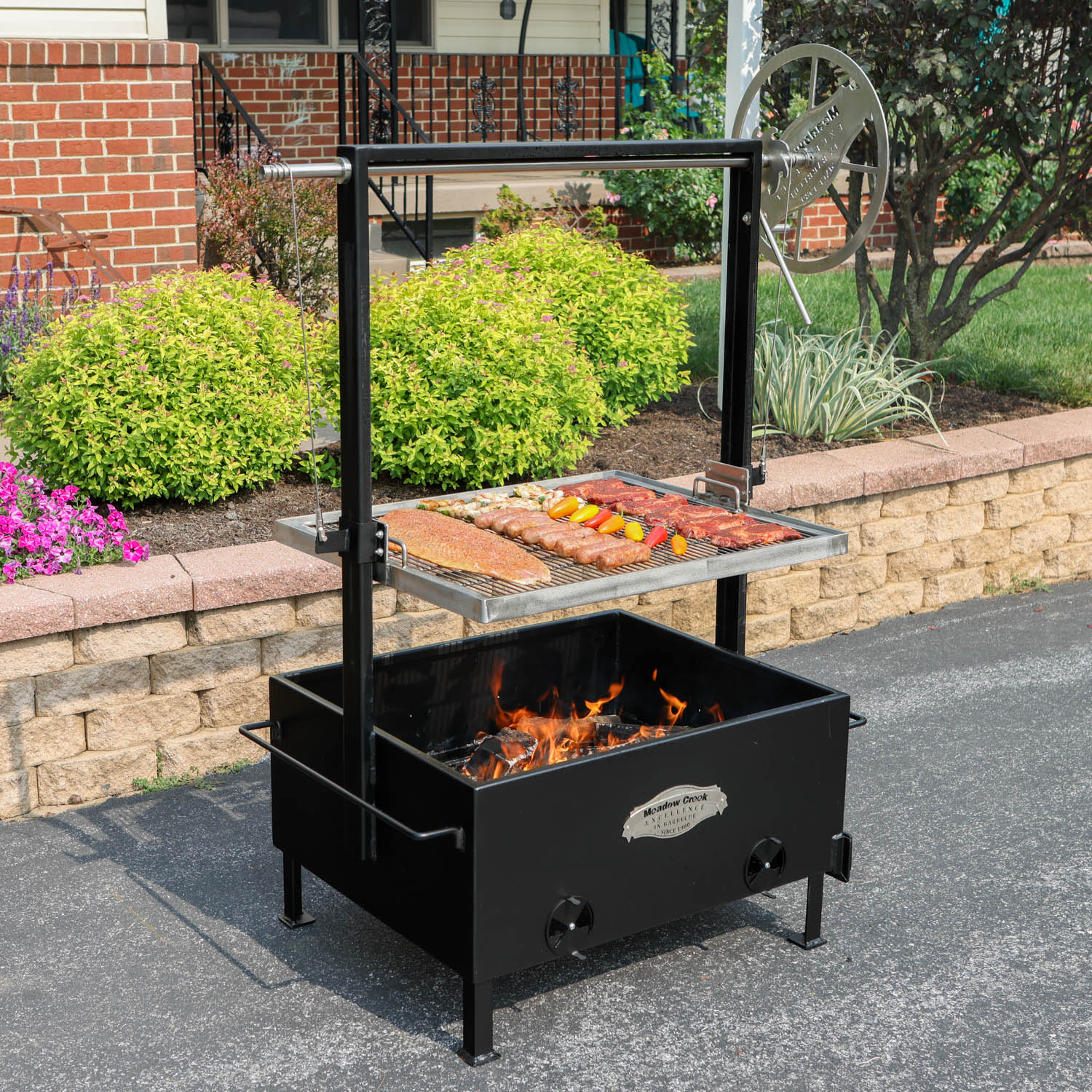 Meadow Creek SMFP34 Santa Maria Fire Pit - Meadow Creek Welding, LLC